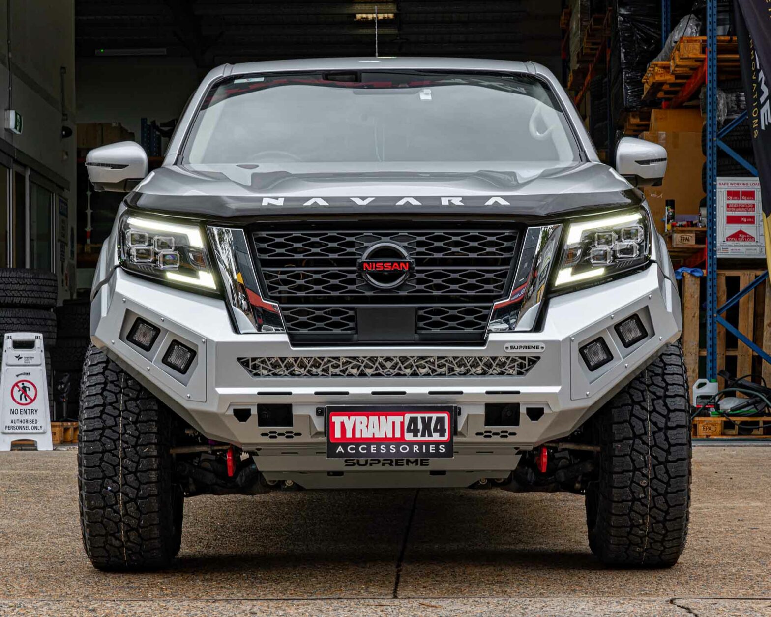NP300 Bull Bar: Supreme X-Series Navara Front Bar - Tyrant 4x4