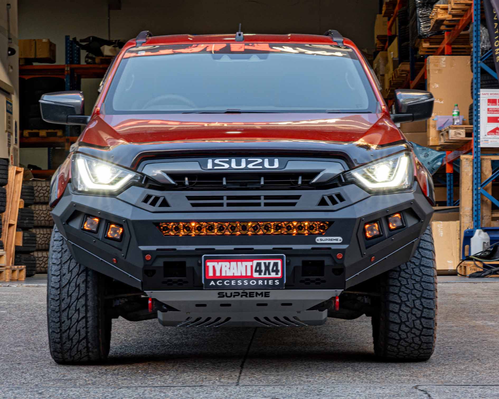 DMAX Bull Bar: Supreme X-Series Front Bar - Tyrant 4x4