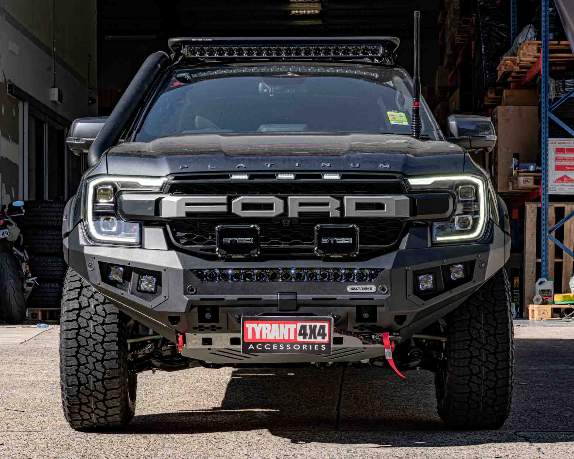 Next GEN Ranger Bull Bar: Supreme X-Series Front Bar - Tyrant 4x4