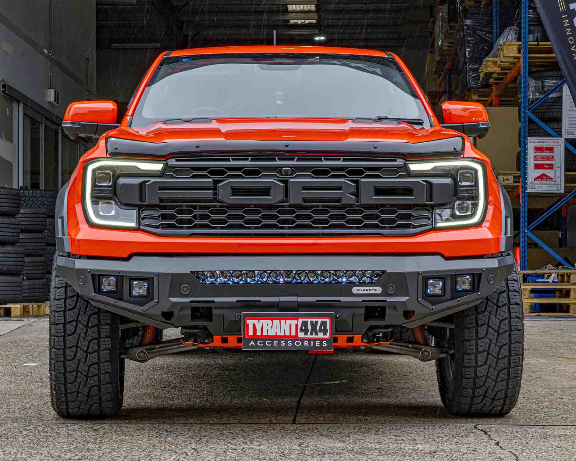 Next GEN Raptor Bull Bar: Supreme X-Series Front Bar - Tyrant 4x4