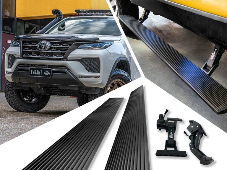 Fortuner Electric Side Steps: E-Boards - Running Boards - Tyrant 4x4